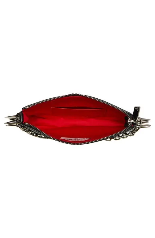 Christian Louboutin Loubila Spike Leather Shoulder Bag - Bk65